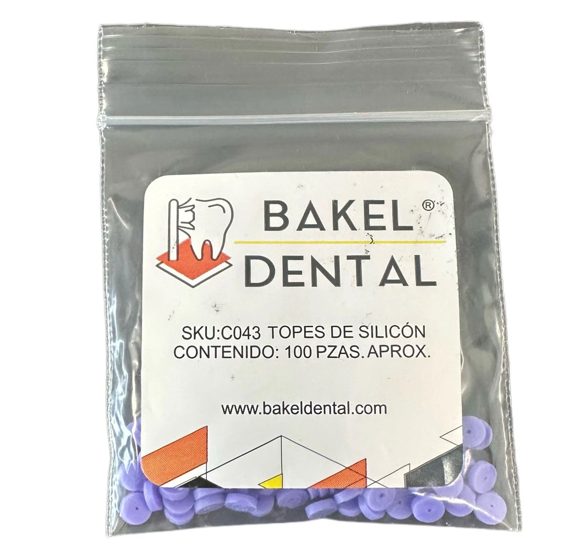 Topes de Silicon C/100 BAKEL