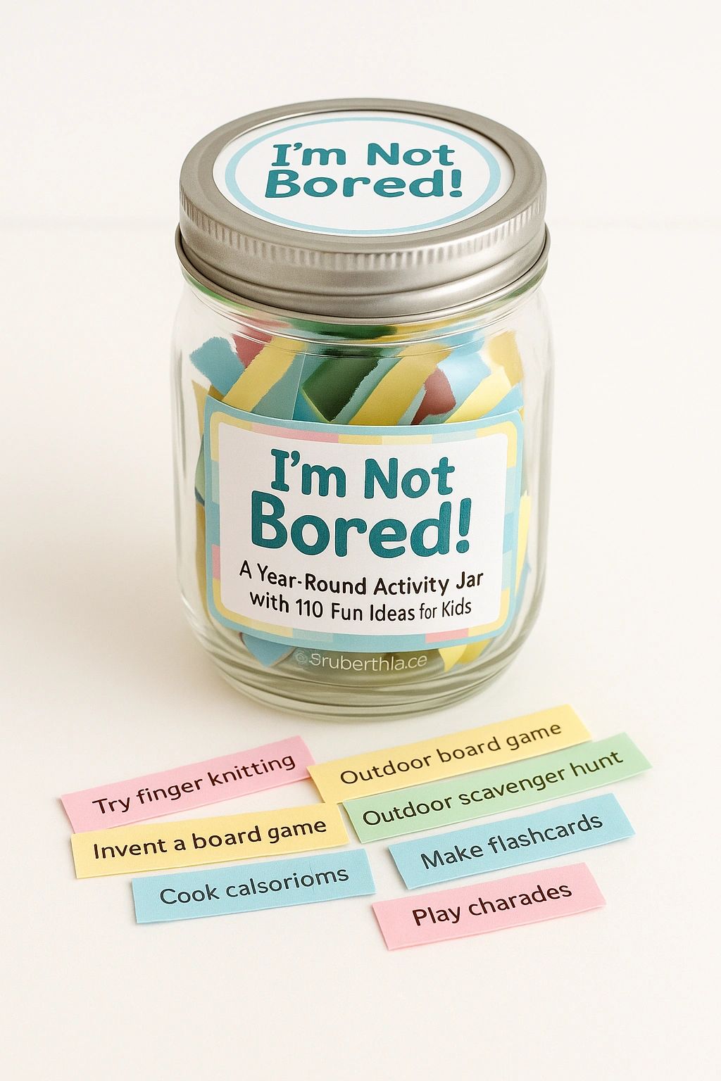 Say Goodbye to 'I'm Bored': Free Activity Jar Template for Kids!