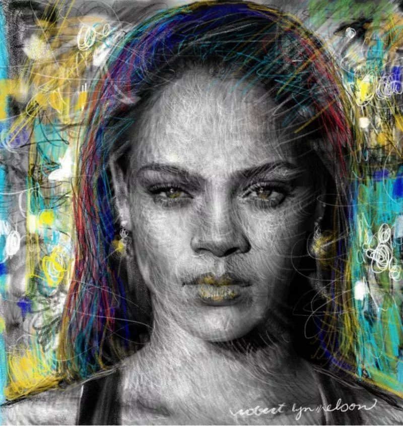 Rihanna in Pencil