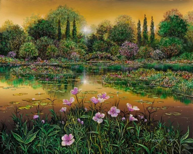 Copper Light of Giverny