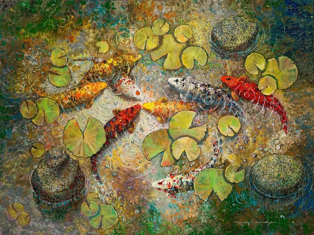 Translucent Koi Waters