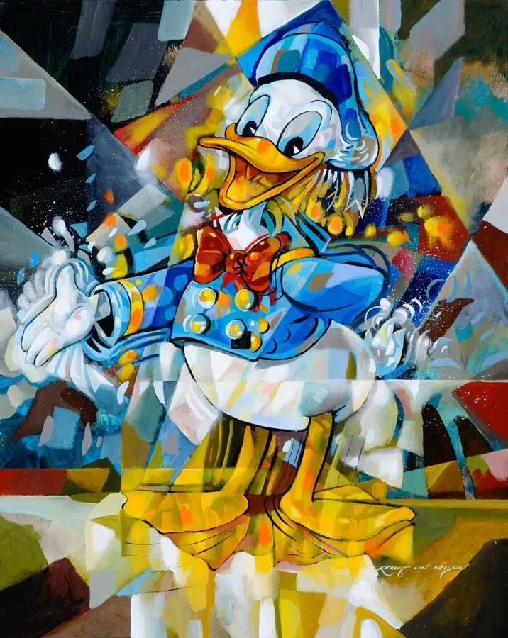 Cubist Donald Duck