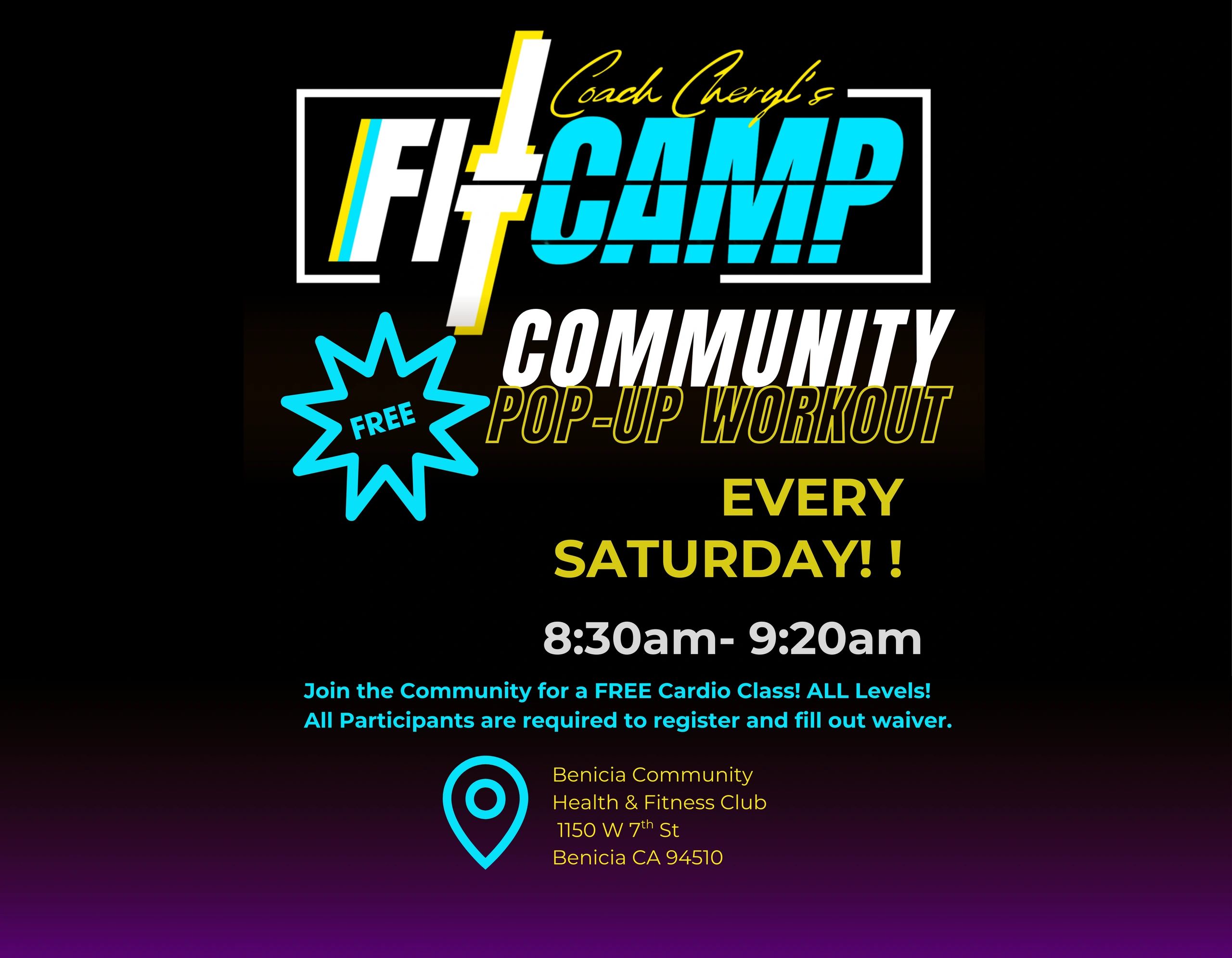 Community Pop Up Workout | Cardio KickBoxing