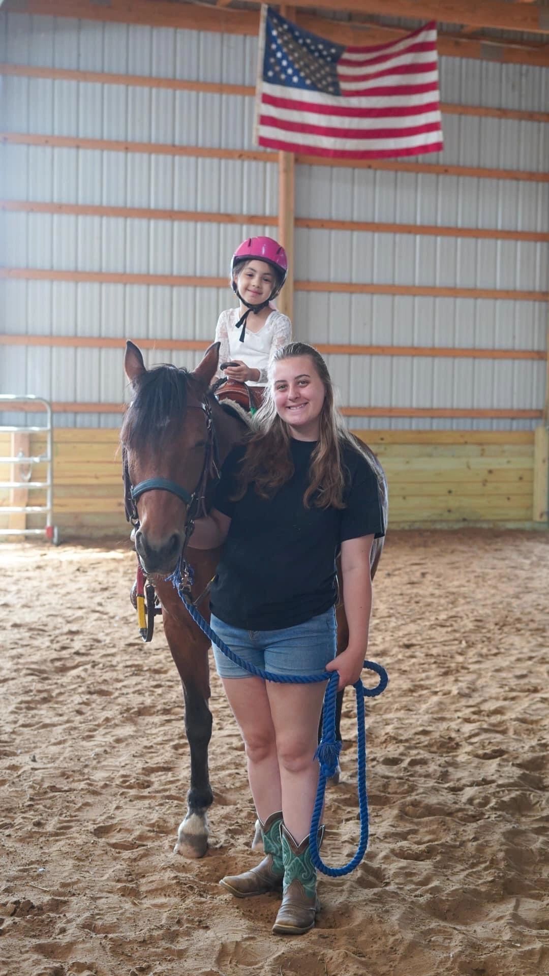 August 17th-10 AM - THREE hour Kids horse camp AGES 4 TO 14