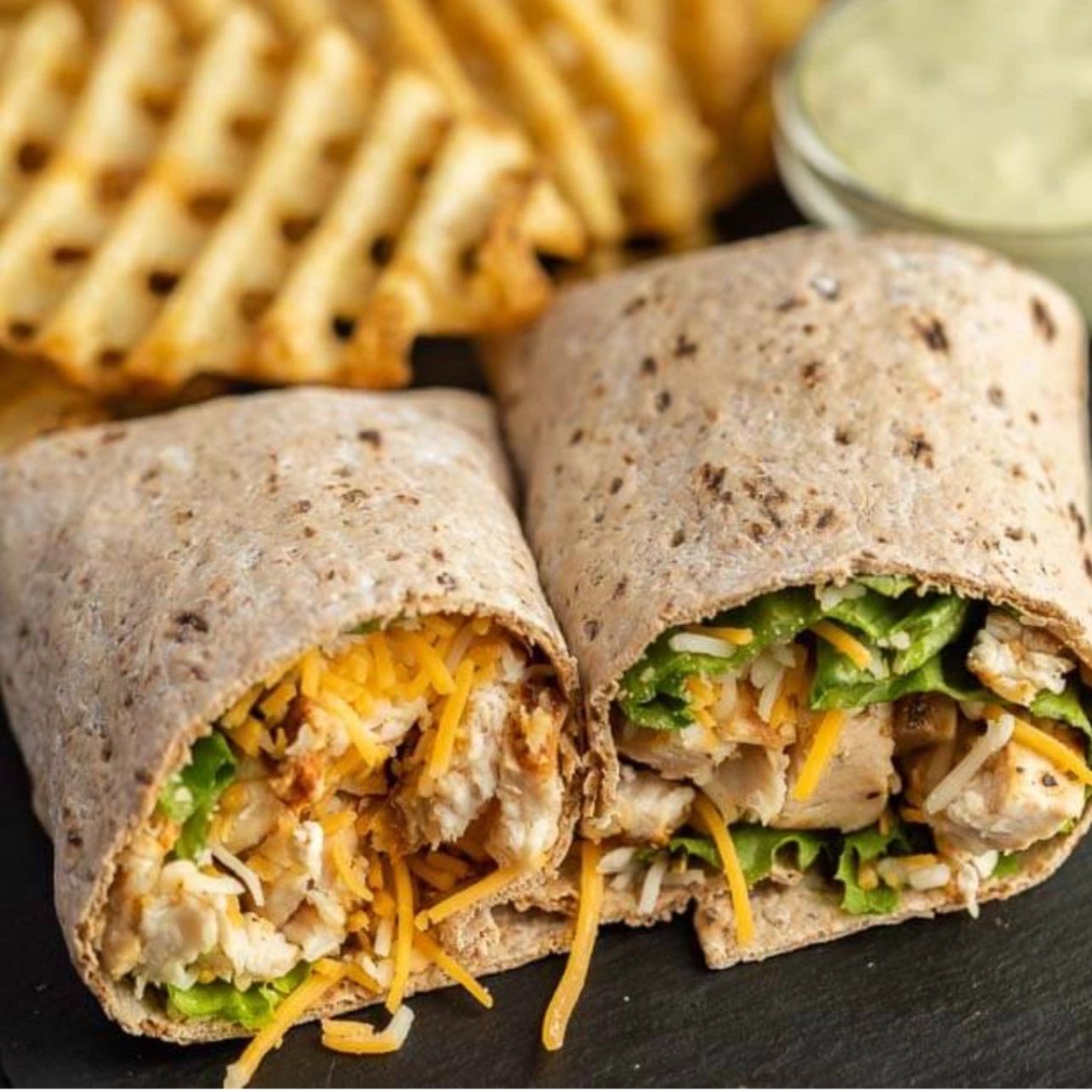 Christale's Chicken Spinach Wrap