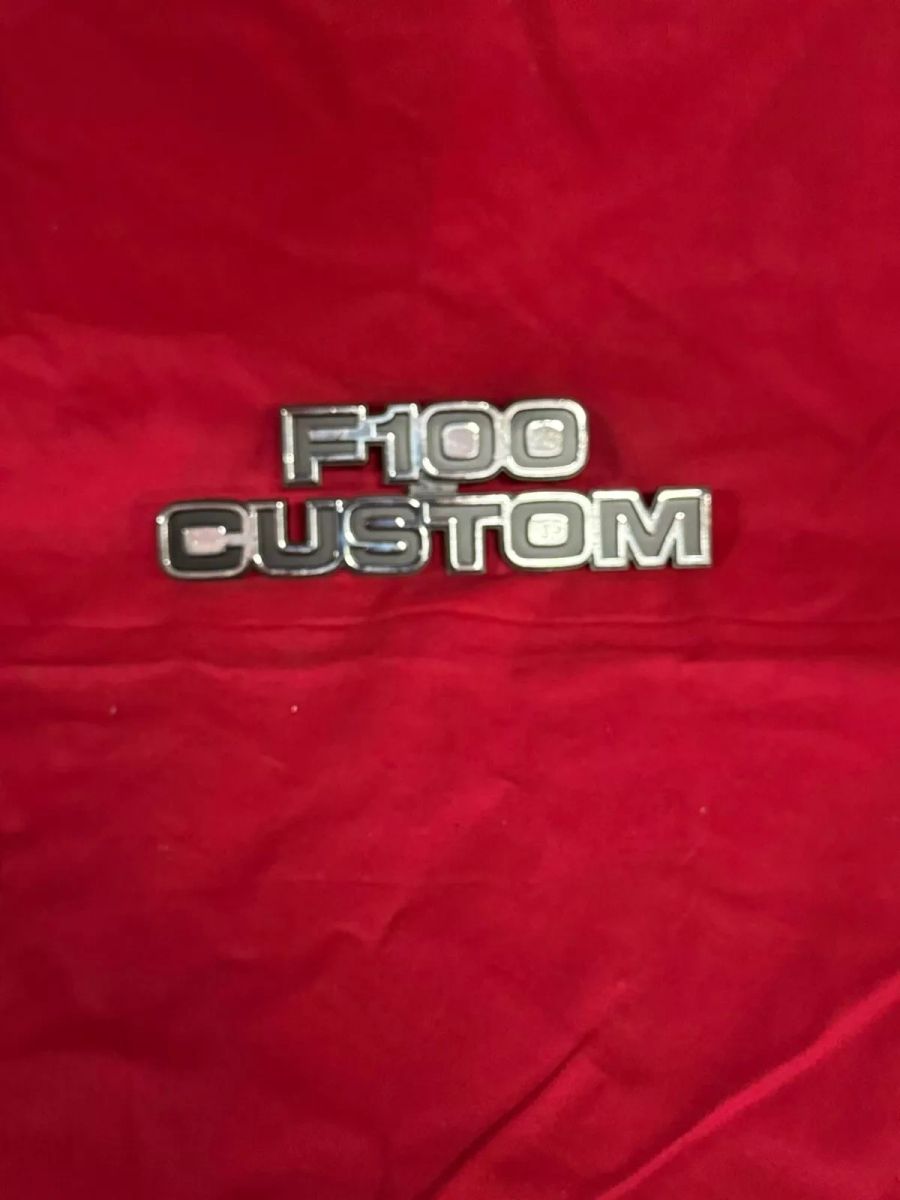FORD F100 CUSTOM BADGE BRAND NEW