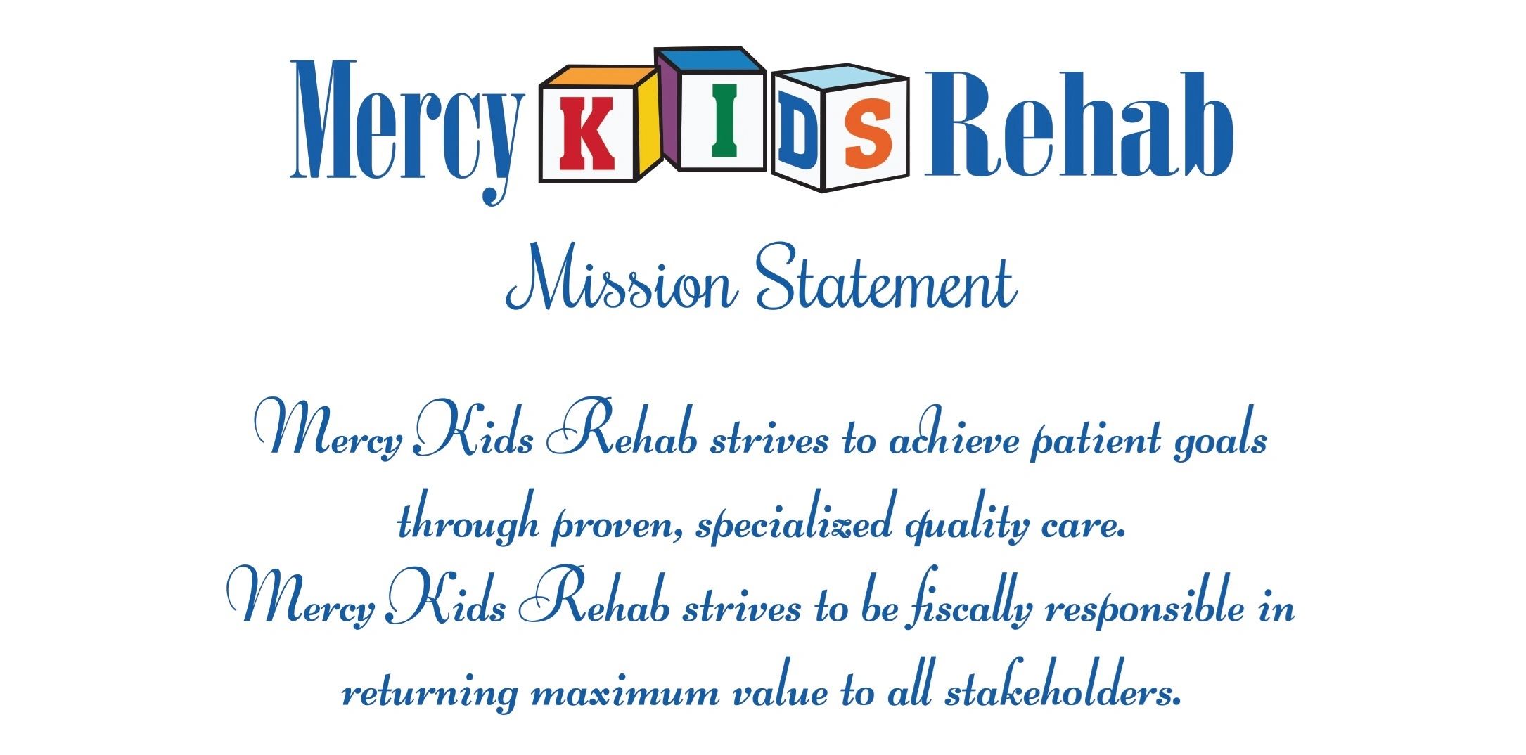 Mercy Kids Rehab