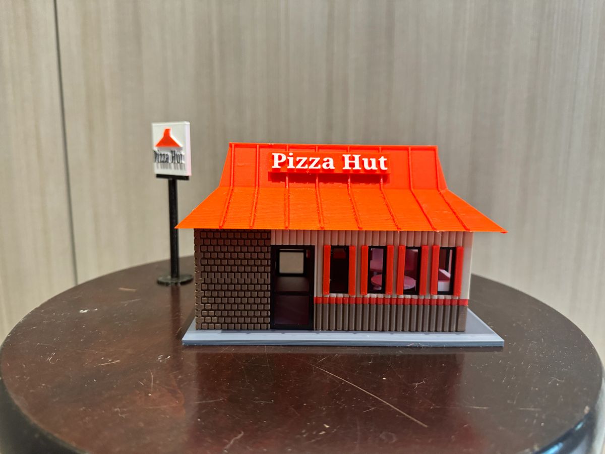 O Scale Pizza Hut