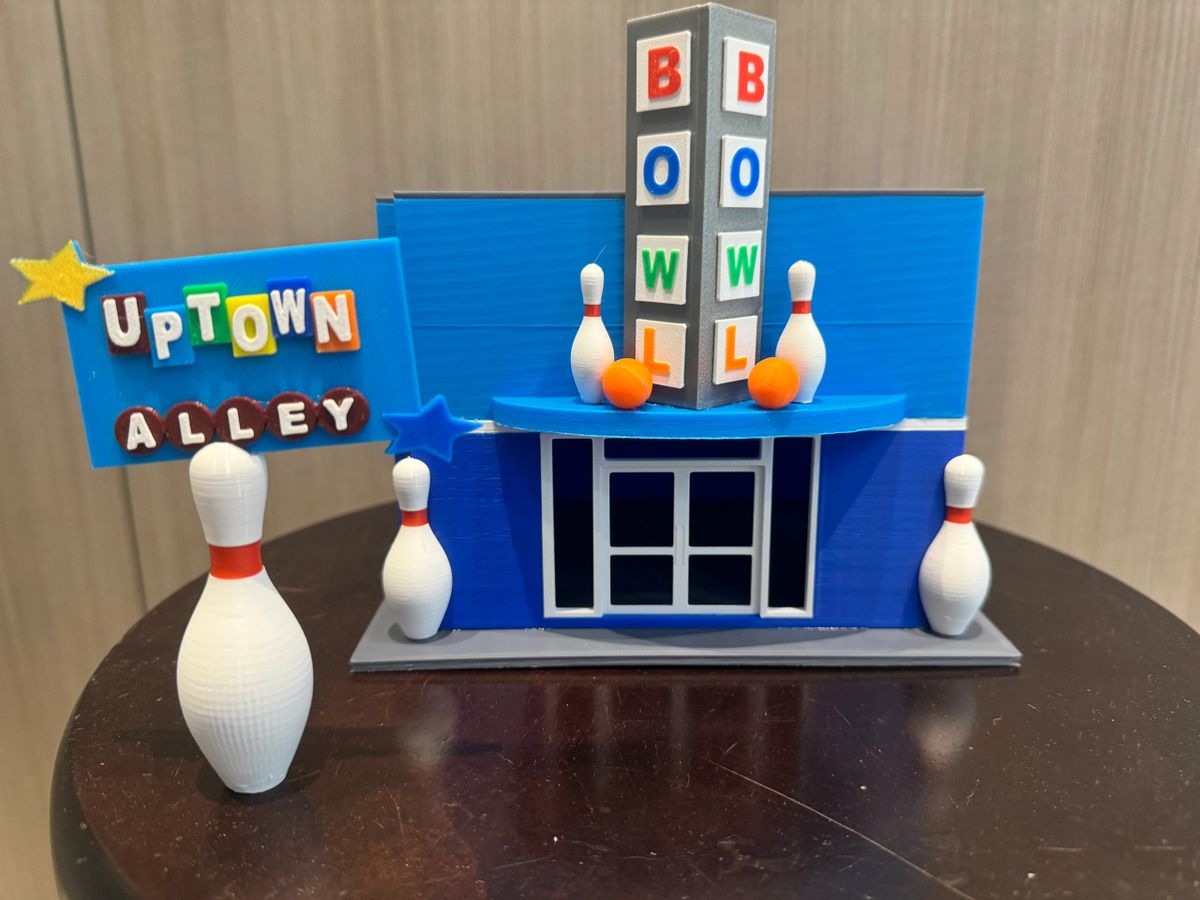 O Scale Bowling Alley