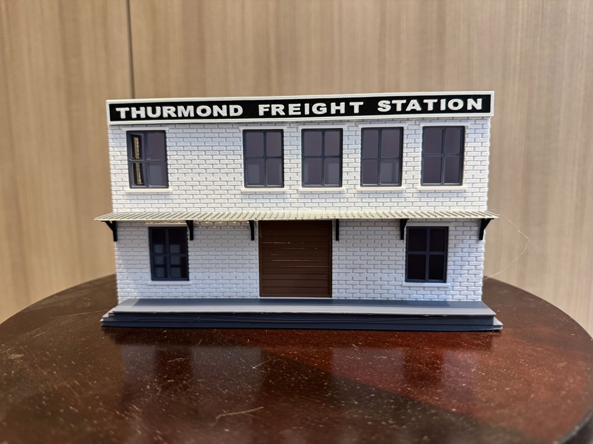 O Scale Thurmond WV Freight Station (New & Improved)