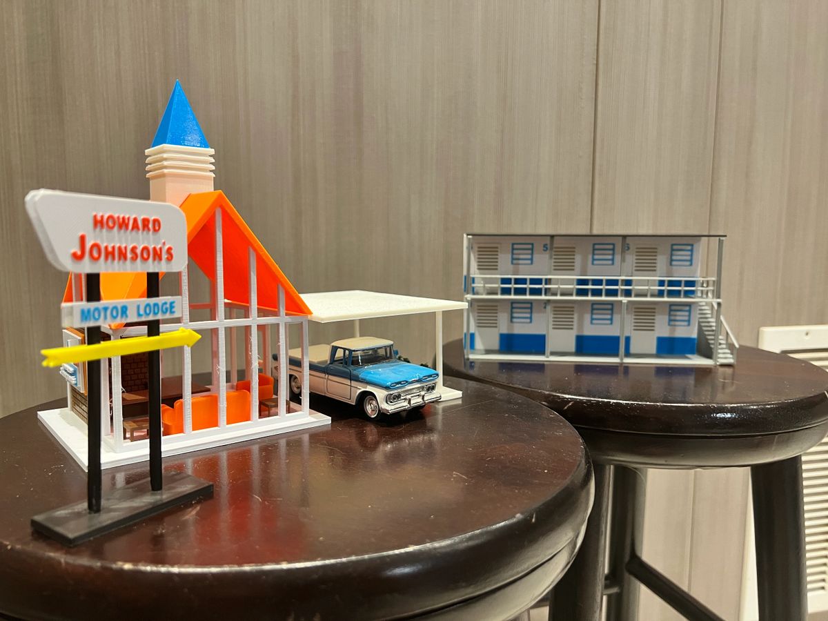 O Scale Howard Johnson Motor Lodge Set