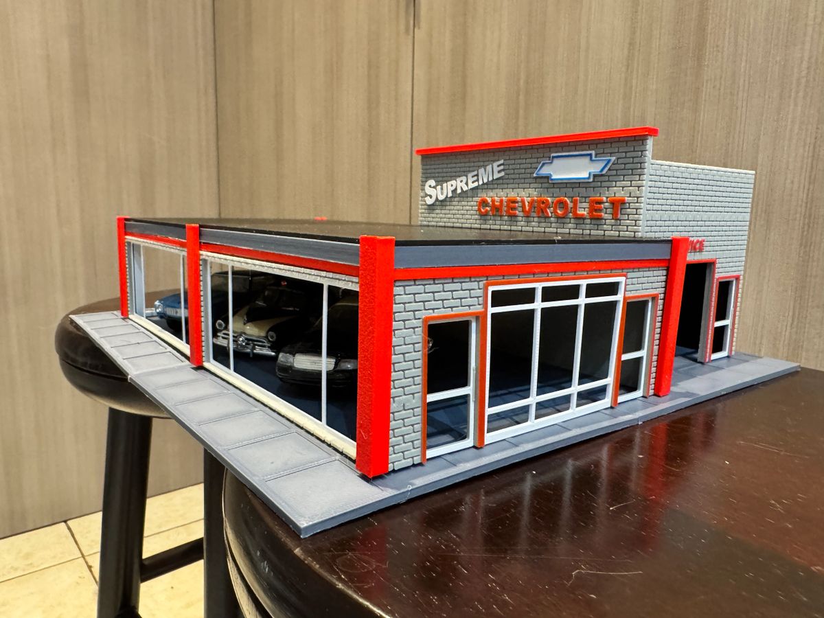 O Scale Car Dealership