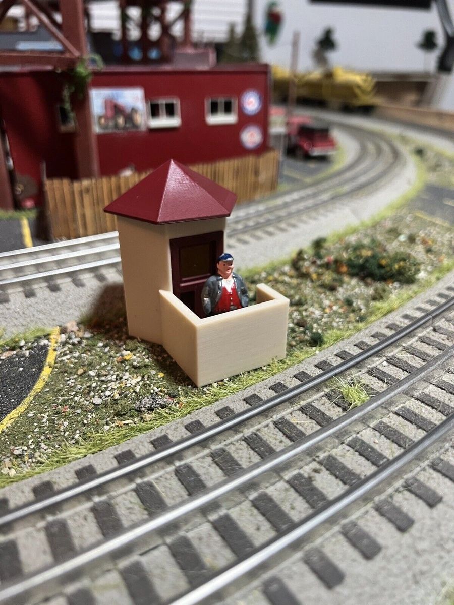 O Scale Strasburg “Concrete Phone Booth Box” 3D Printed