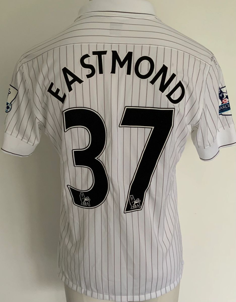 Arsenal 2009 - 2010 Match Worn Away White Eastmond Large