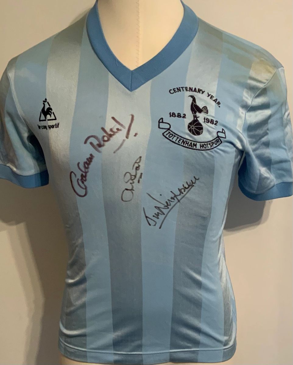 Tottenham 1982 - 1983 Away Centenary Signed Medium