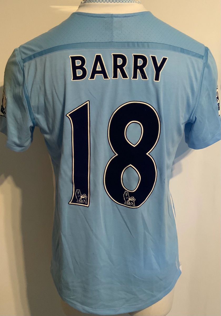 Manchester City 2011/2012 Match Worn Barry 42"
