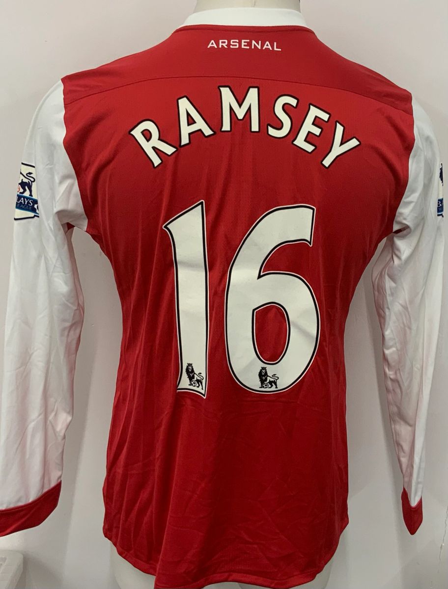 Arsenal 2010 - 2011 Match Worn Home Ramsey Large