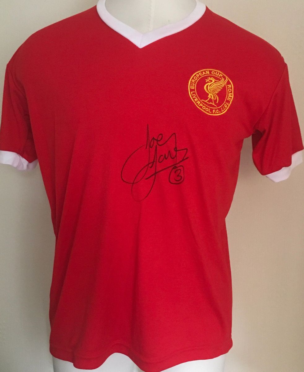 Liverpool 1977 European Cup Final Signed Jones XL