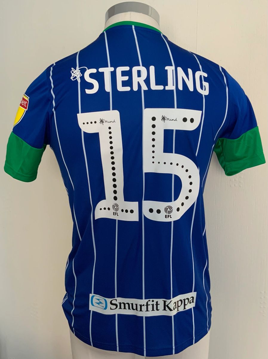 Wigan 2019 - 2020 Match Worn Sterling Medium
