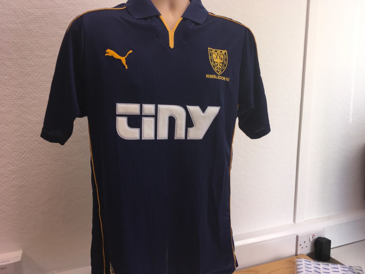 Wimbledon 2000-2001 Home Shirt Small Vinny Jones