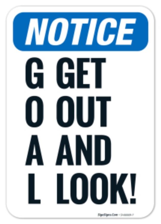 G.O.A.L - Get Out And Look