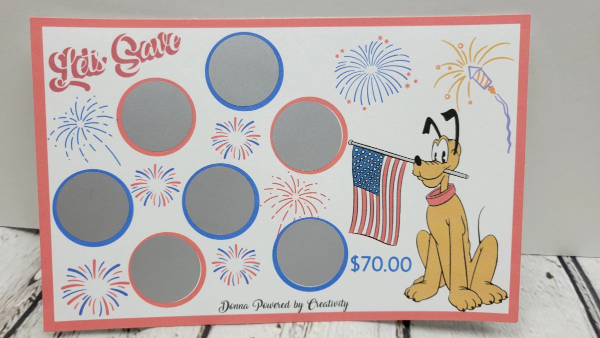 Scratch Off Patriotic Pluto $70.00