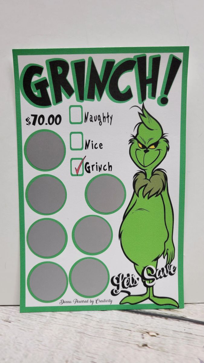 GRINCH! 70.00 Scratch Off