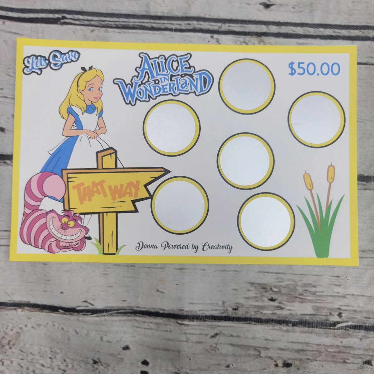 Alice Scratch off 50.00