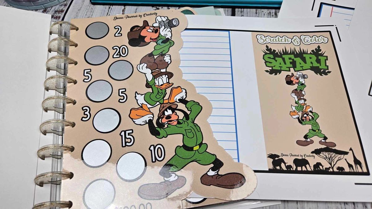 Scratch & Color Safari Fab 3 Savings Challenge