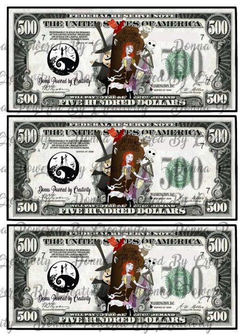 NightMare Prop Money Place Holder $500.00