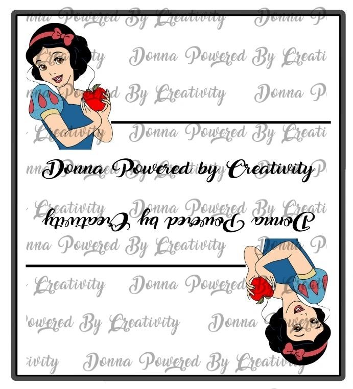 Snow White Blank Sinking Fund Envelope