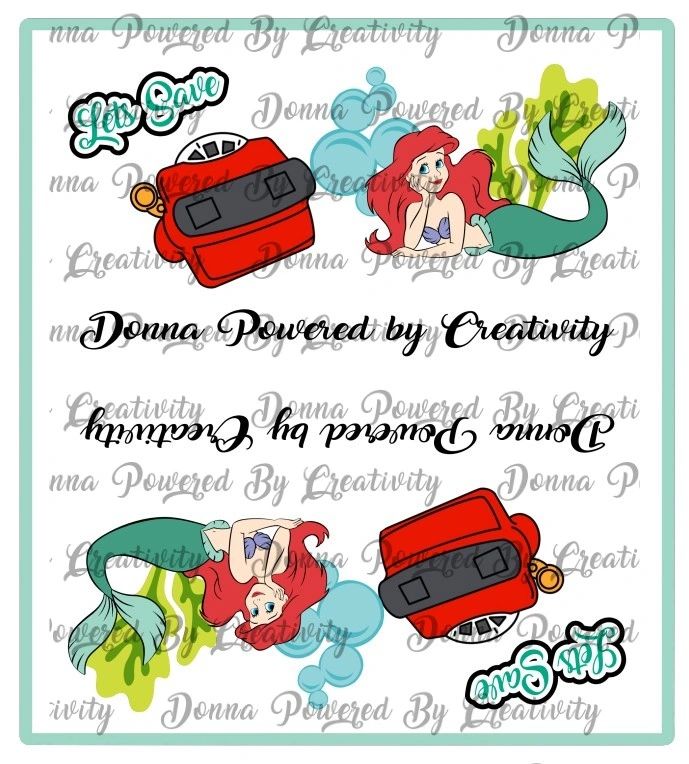 Viewmaster Little Mermaid Ariel Envelope