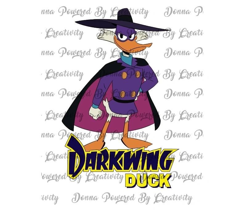 A6 Darkwing Duck Binder Sticker
