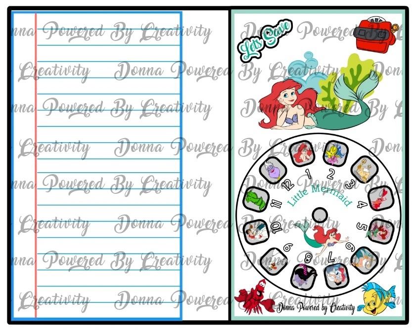 Viewmaster Book Style Little Mermaid