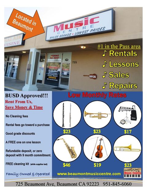 Instrument Rentals, Band Rentals, Music School - Piano Lessons, Guitar ...