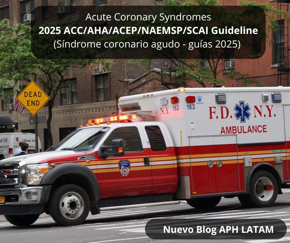 2025 ACC/AHA/ACEP/NAEMSP Guideline (nuevas guías SCA) Parte 1