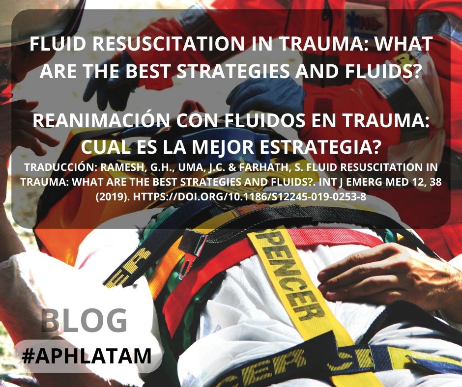 Fluid resuscitation in trauma