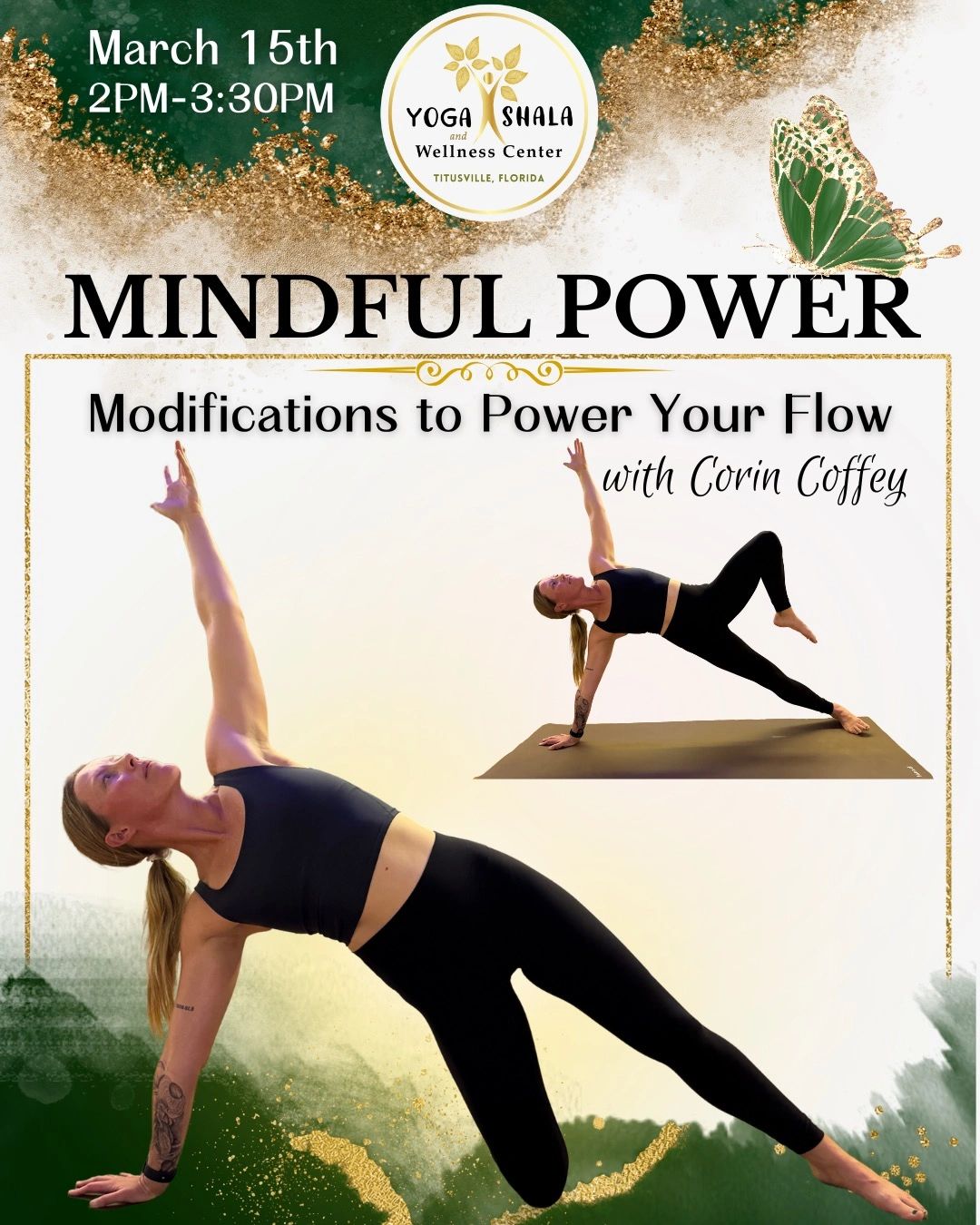 Workshop: Mindful Power - Modifications to Power Your Flow