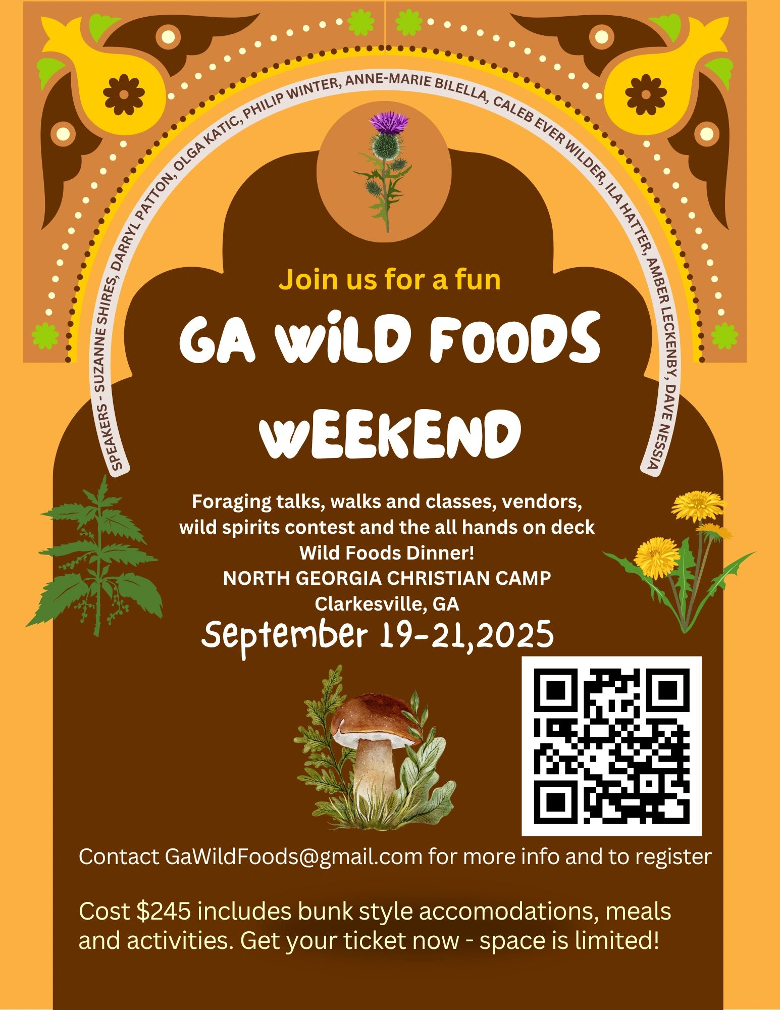 Explore Foraged Edible Foods in Georgia's Wilds