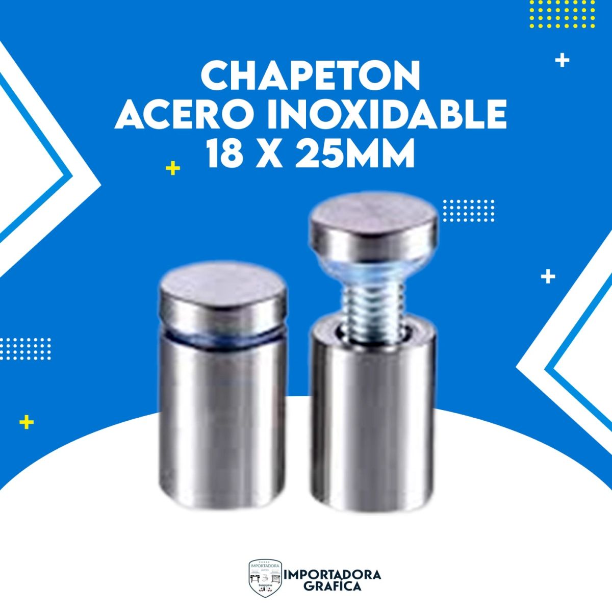 CHAPETON ACERO INOXIDABLE