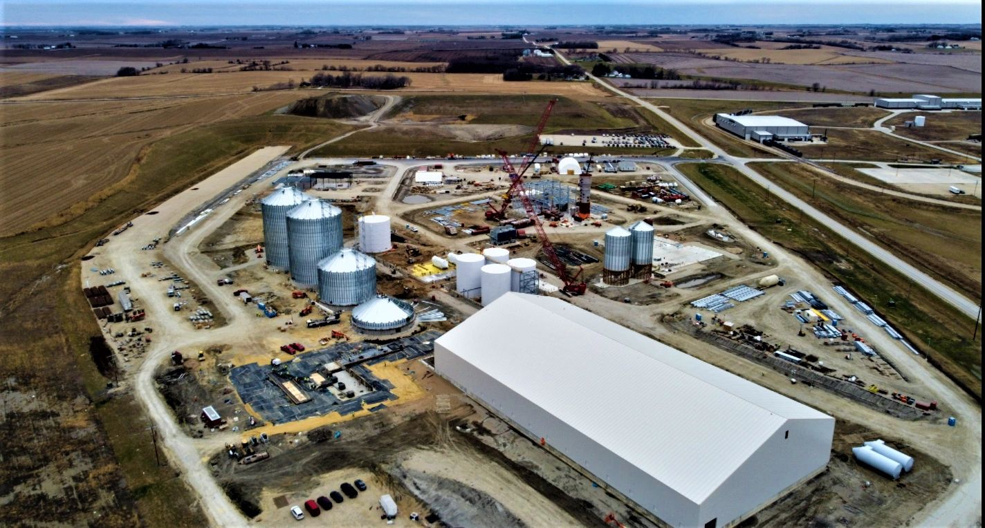 Shell Rock Soy Processing Plant in Shell Rock, Iowa
