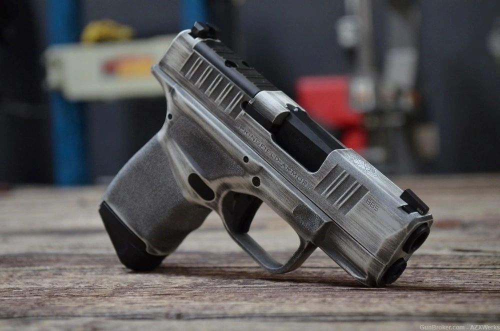 Springfield Armory Hellcat OSP Optic ready X-Werks Stormtrooper white ...