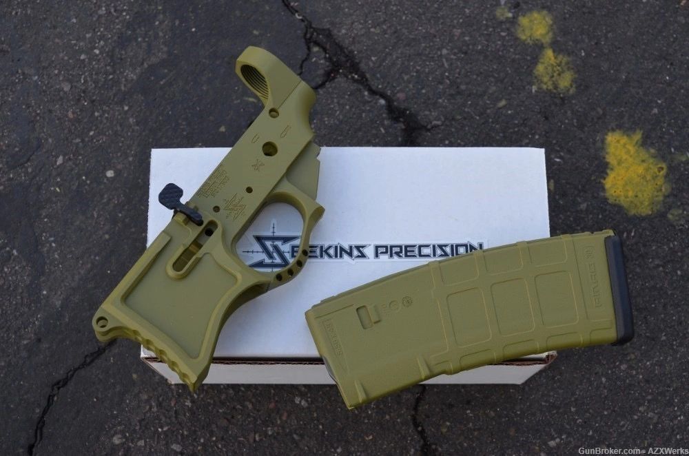 Seekins Precision SP223 G2 X-Werks Multicam Green AR15 Lower w/ Pmag