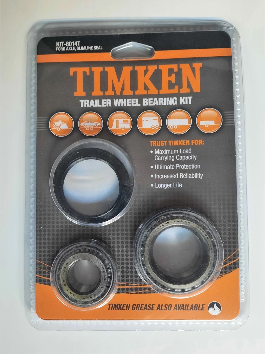 a Timken Trailer Kits 6014 T suit Ford axle with standard grease seal