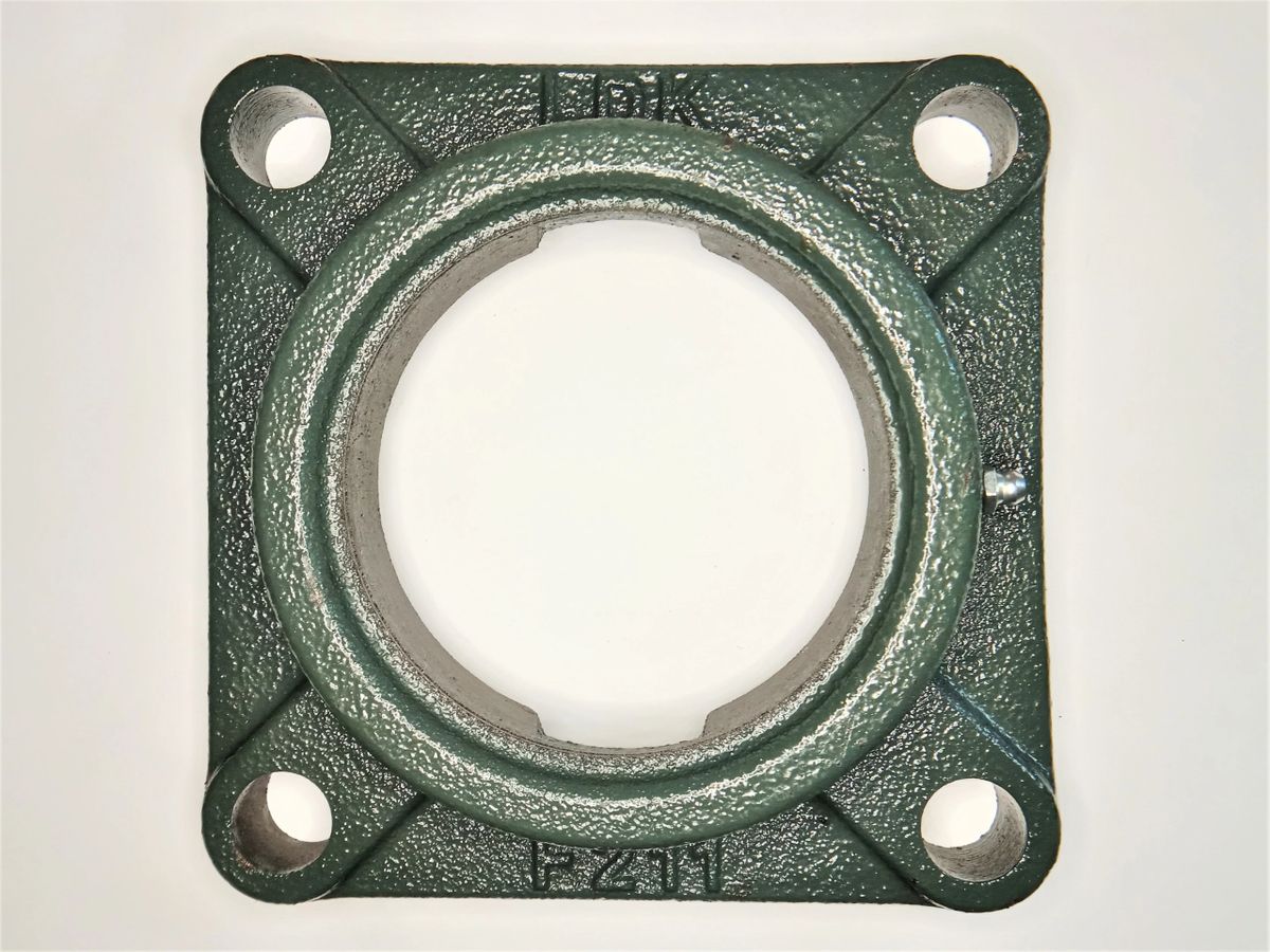 F211 Flanged Housing Only - 4 Bolt Cast Iron