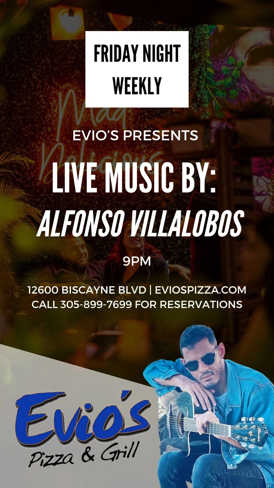 Live Music every Friday and Saturday nights in the garden!