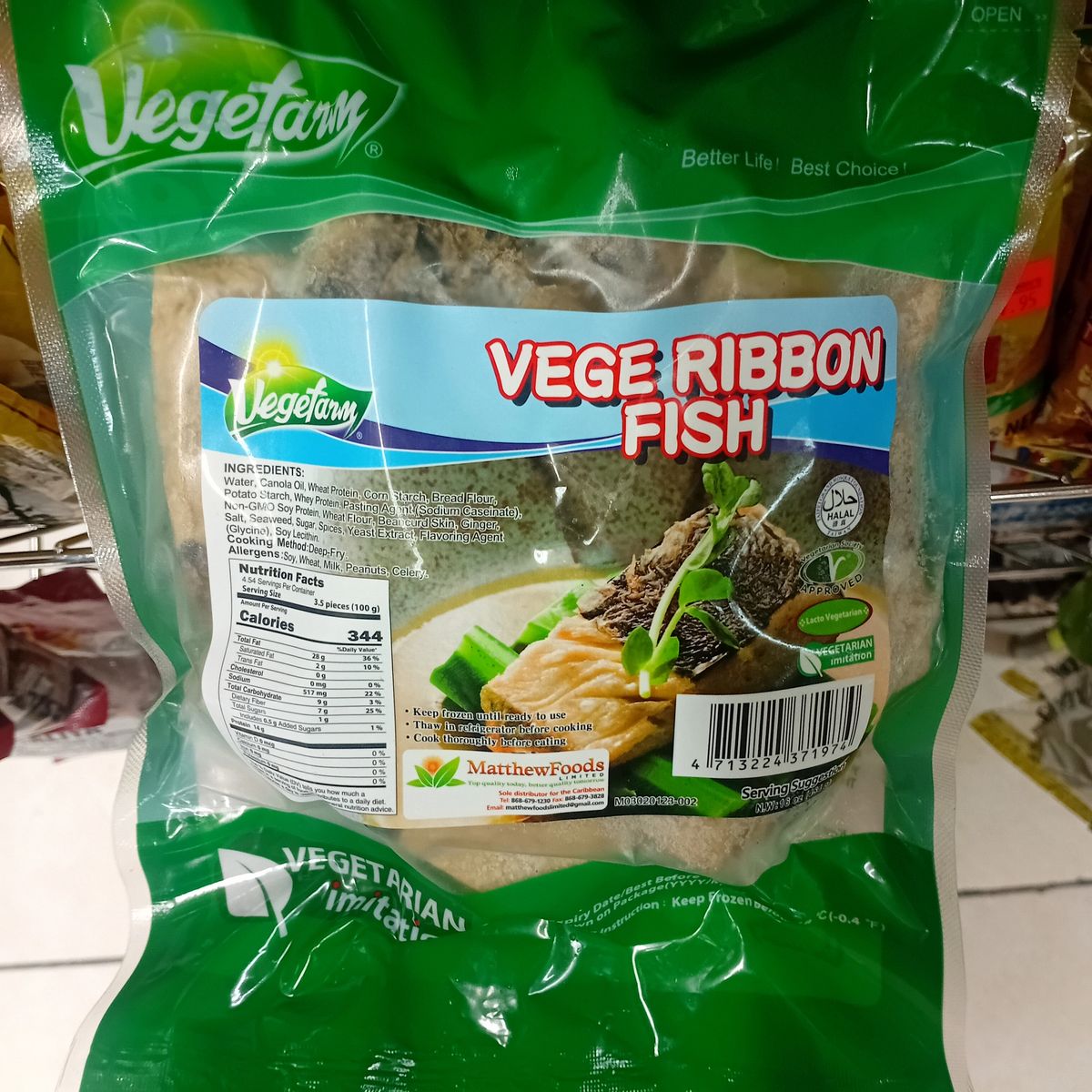 Vege Ribbon Fish - Vegefarm