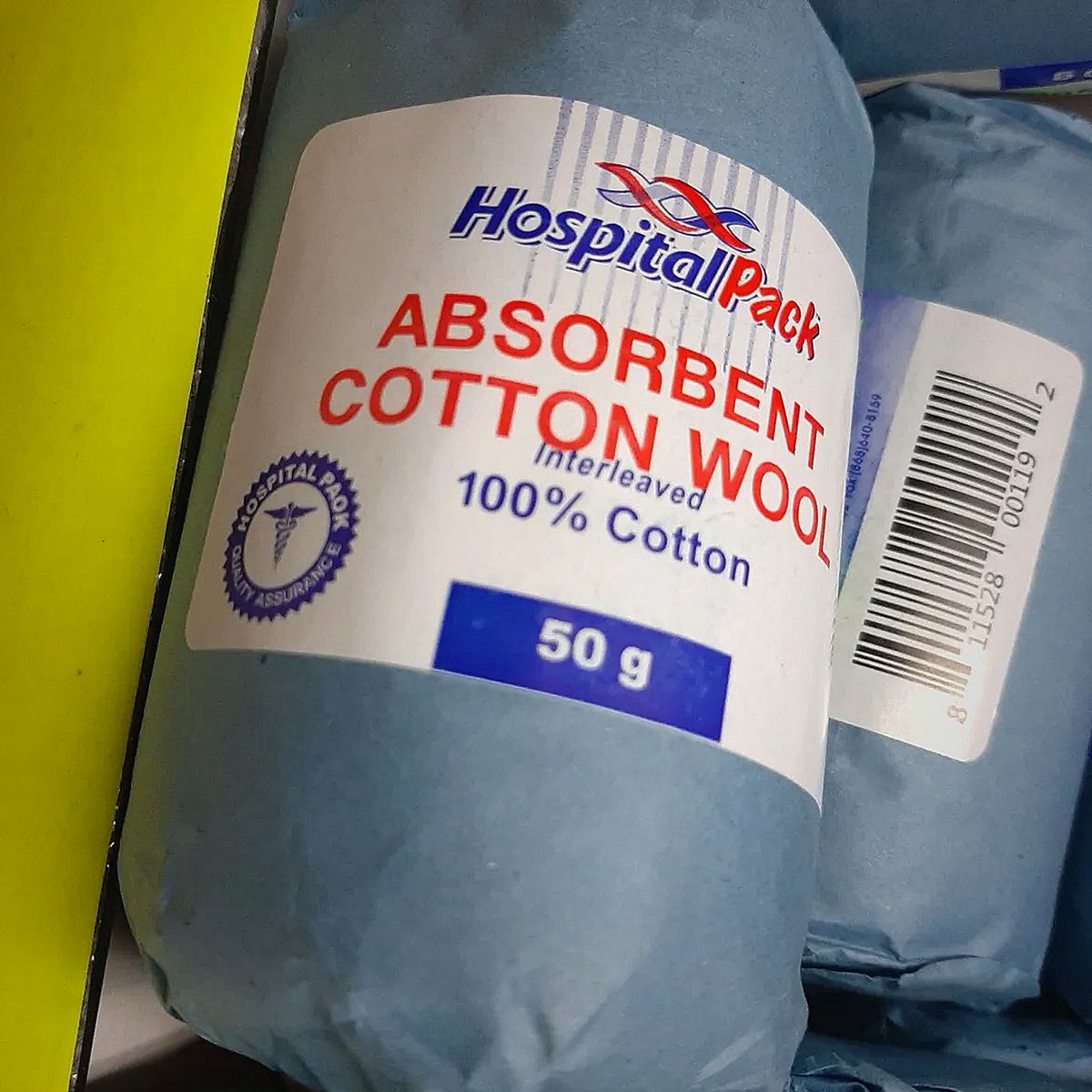 Cotton Wool - Hospital Pack 50g