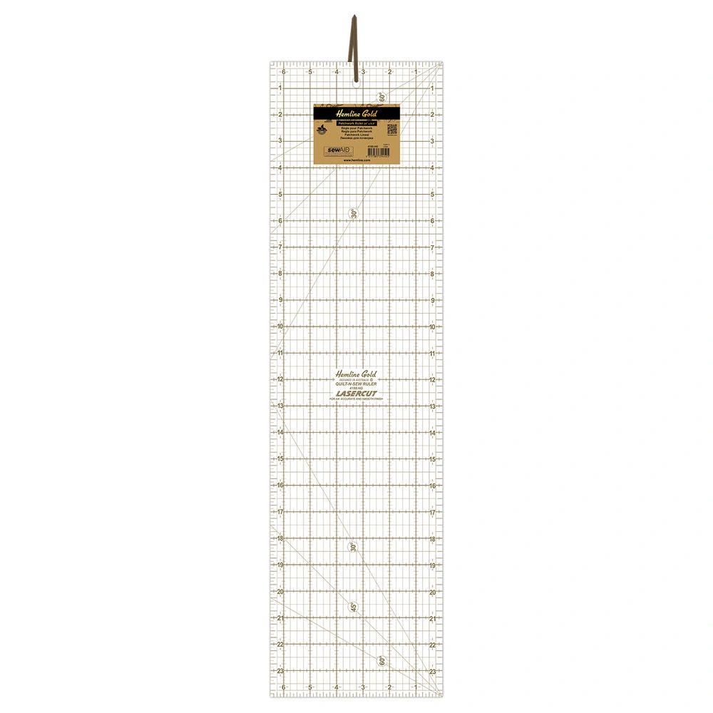 24in x 6.5in- Quilting Ruler-
