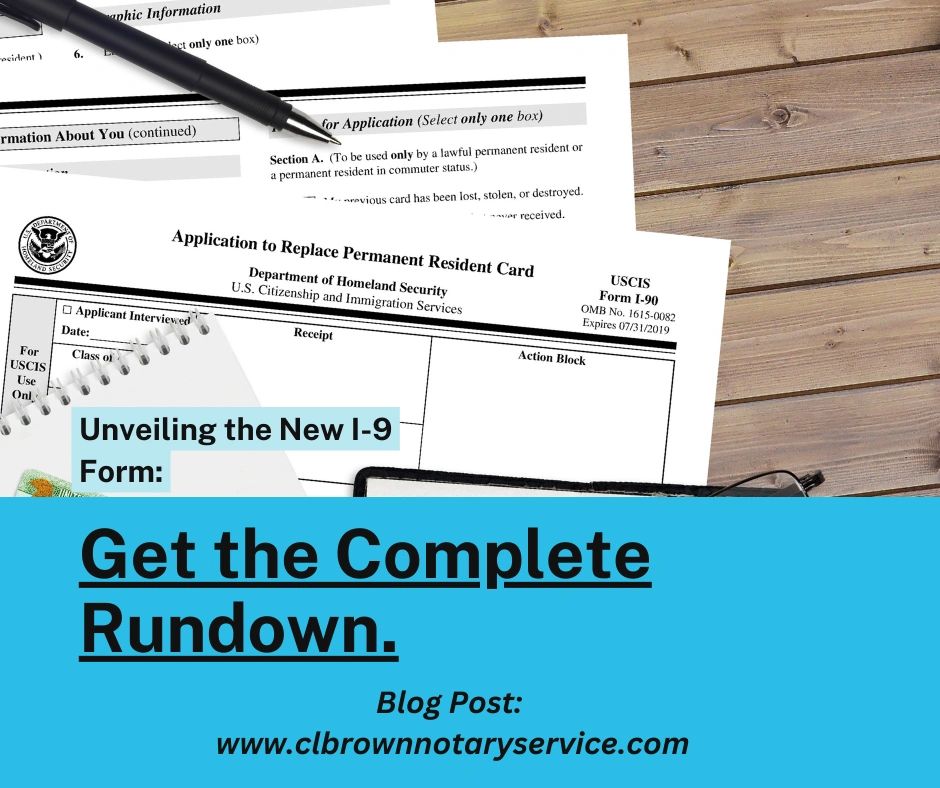 New I-9 Form Update Employee Verification
